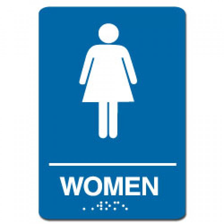 Women Restroom Sign