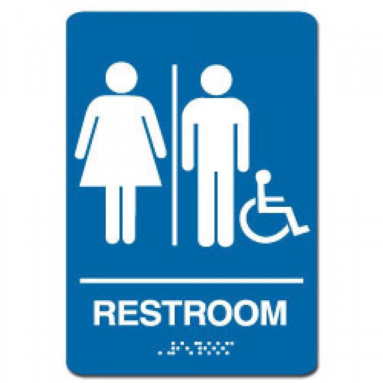 Handicap Restroom Sign