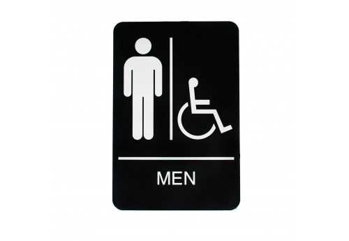 Men Handicap Restroom Sign