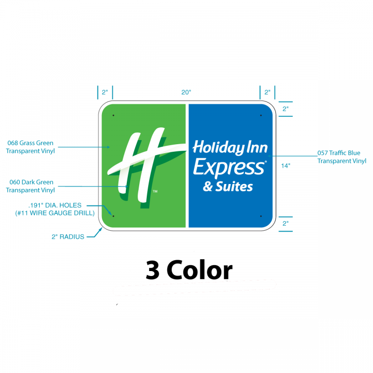 IDOT 18" x 24" Ramp/Trailblazer Sign